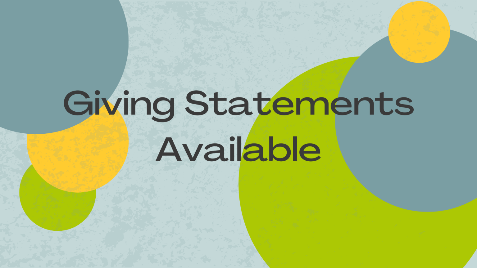 Access Your 2023 Giving Statement - First Free Church Chicago