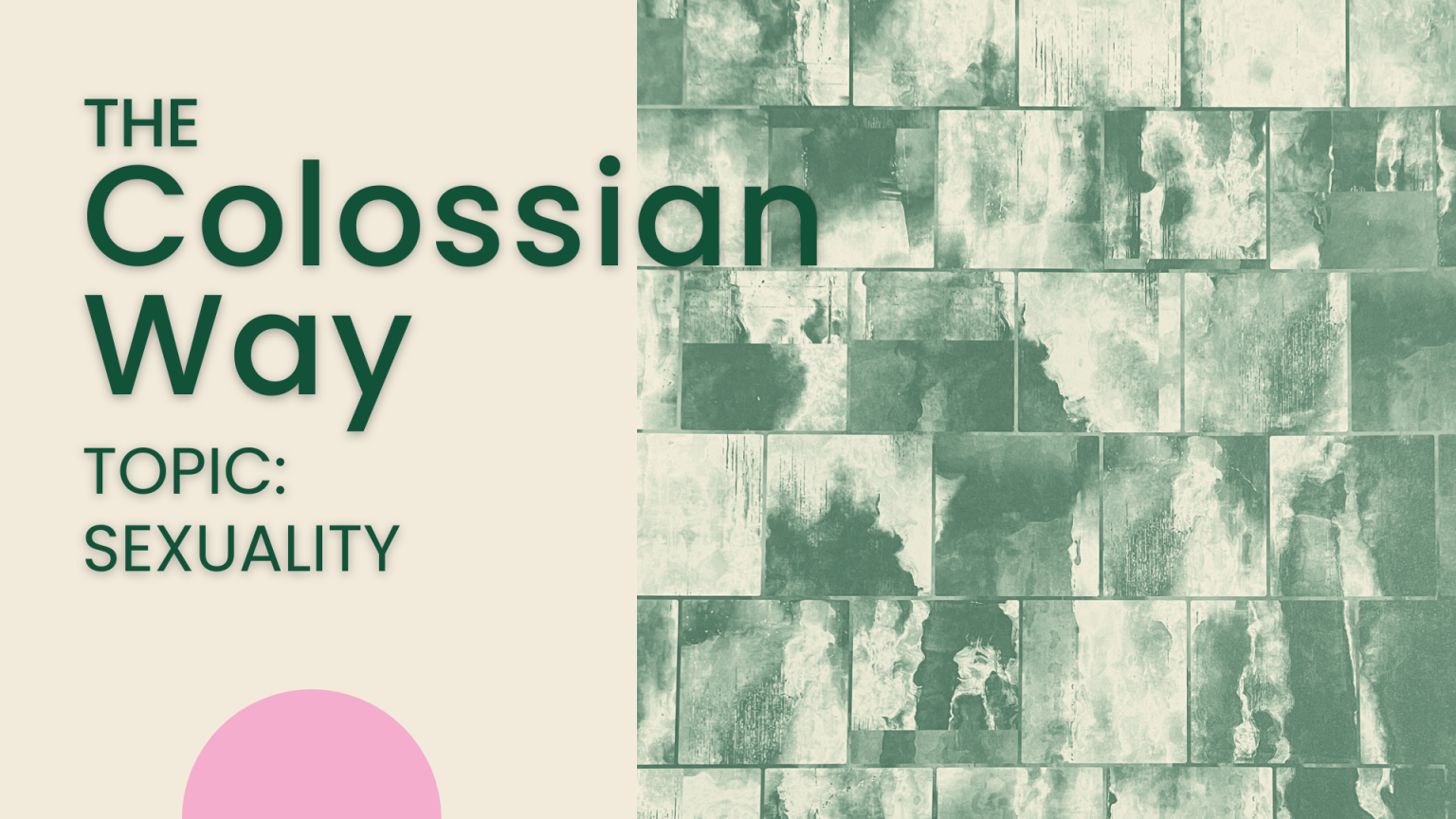 The Colossian Way Groups - First Free Church Chicago